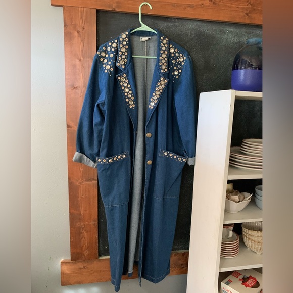 Vogue | Jackets & Coats | Vogue Jacket Vintage 9s Plus X Studded ...